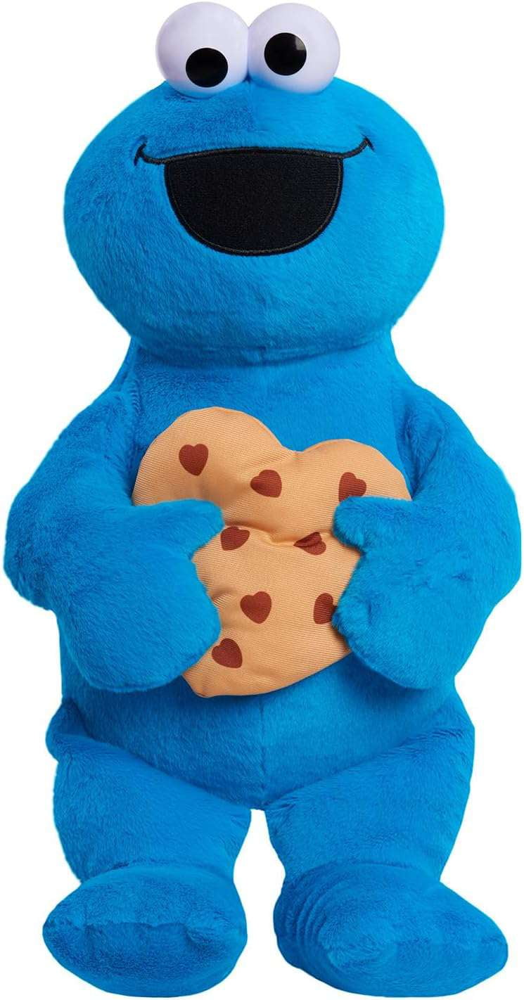 Sesame Street Valentine's Day Cookie Monster Plush - Walmart.com