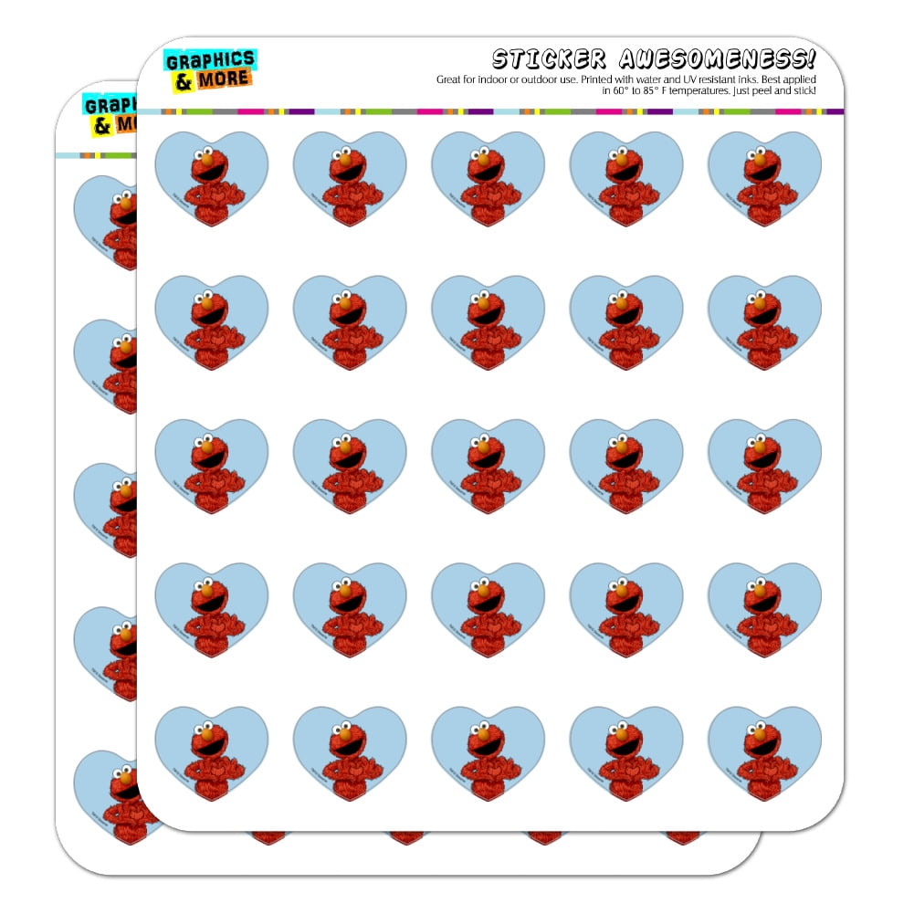 Sesame Street Vintage Elmo Heart Shaped Planner Calendar Scrapbook ...