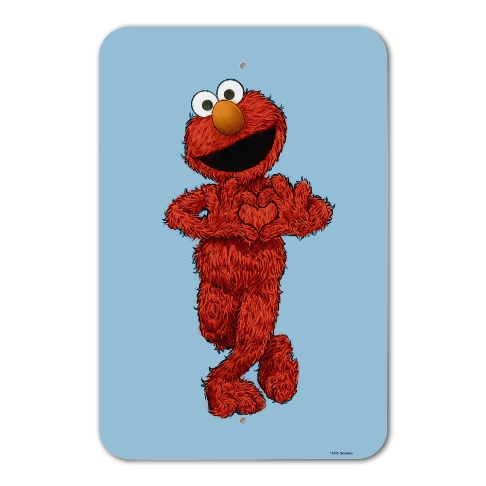 Sesame Street Vintage Elmo Home Business Office Sign - Walmart.com