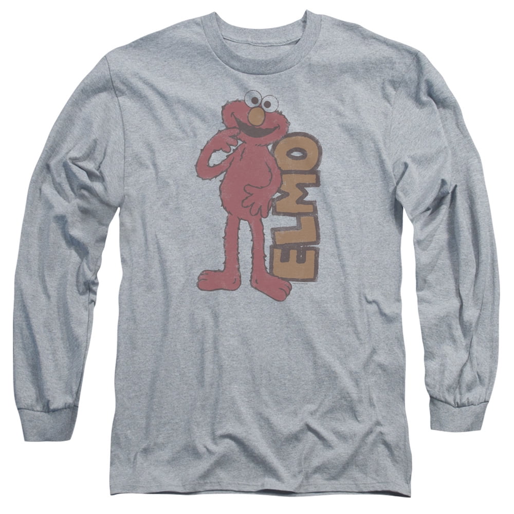 Sesame Street - Vintage Elmo - Long Sleeve Shirt - Large - Walmart.com
