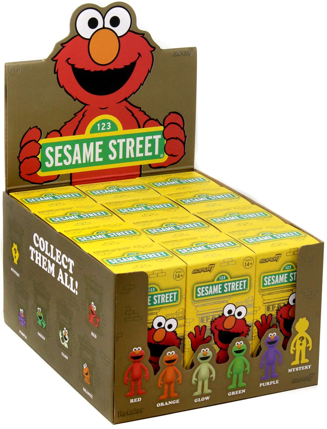 Sesame Street Wave 4 Elmo Mystery Box [12 Packs] - Walmart.com