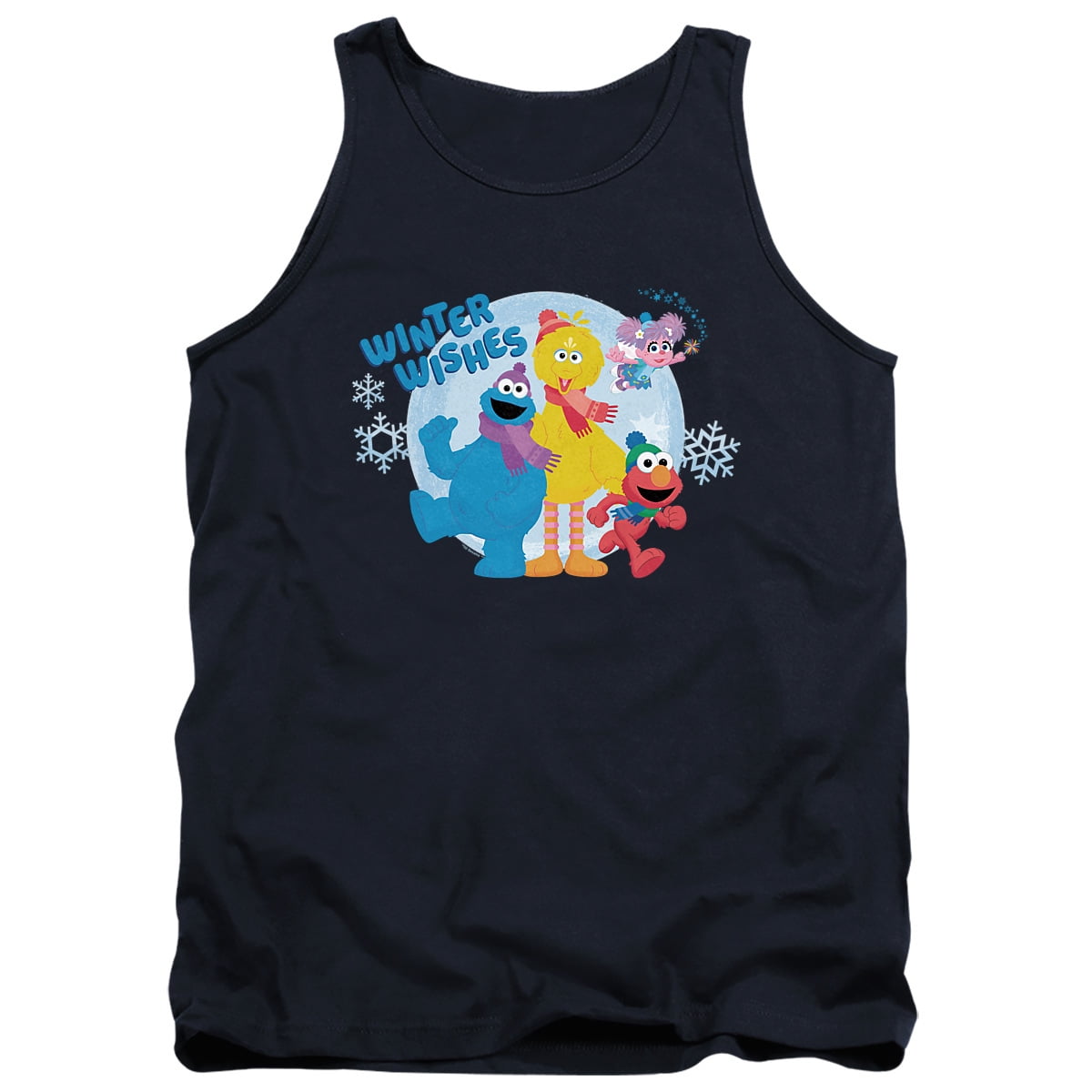 Sesame Street Winter Wishes Elmo, Cookie Monster, Big Bird Unisex Adult ...