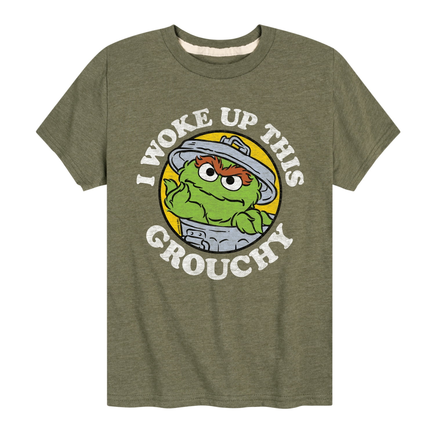 Sesame Street - Woke Up This Grouchy - Toddler and Youth Short Sleeve ...