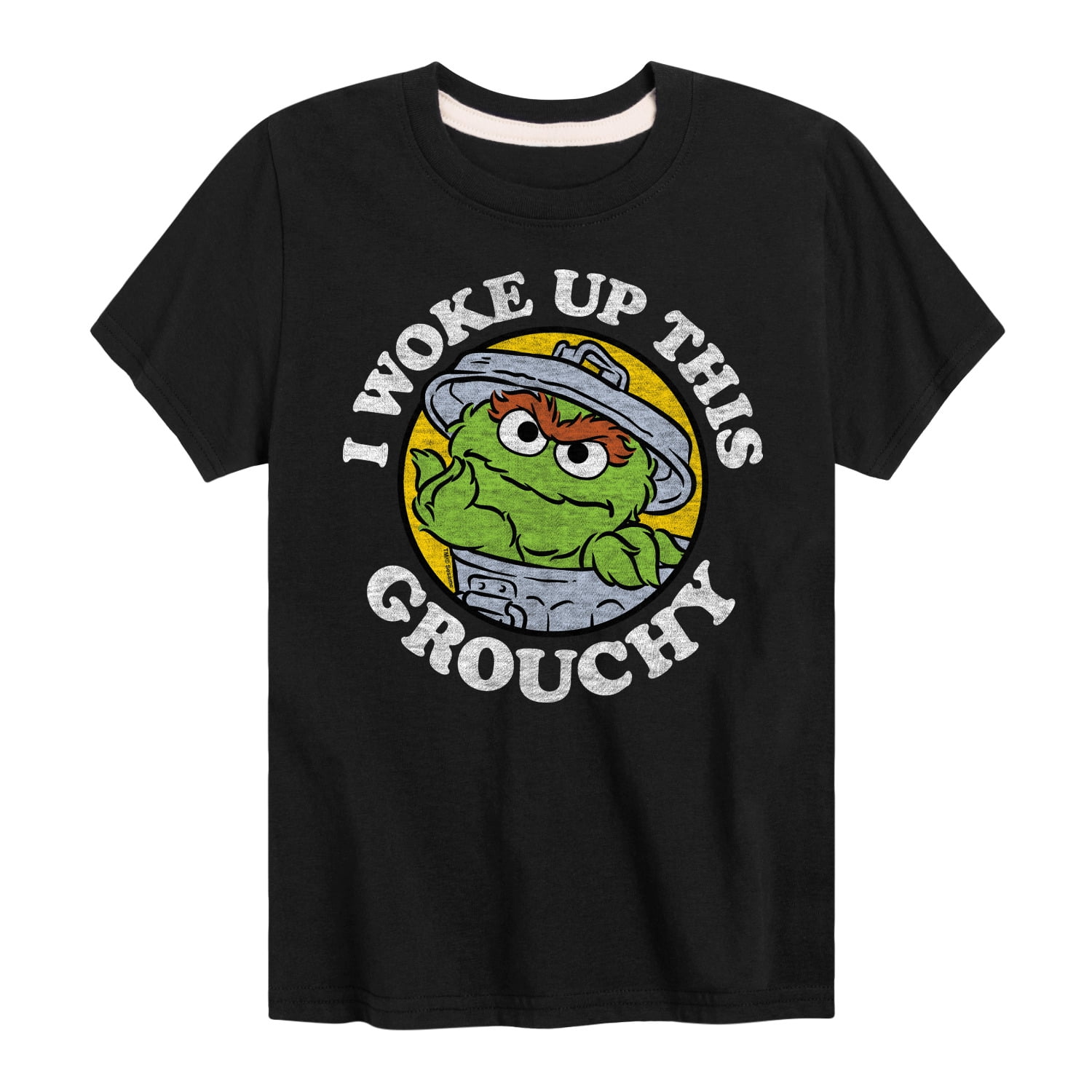 Sesame Street - Woke Up This Grouchy - Toddler and Youth Short Sleeve ...