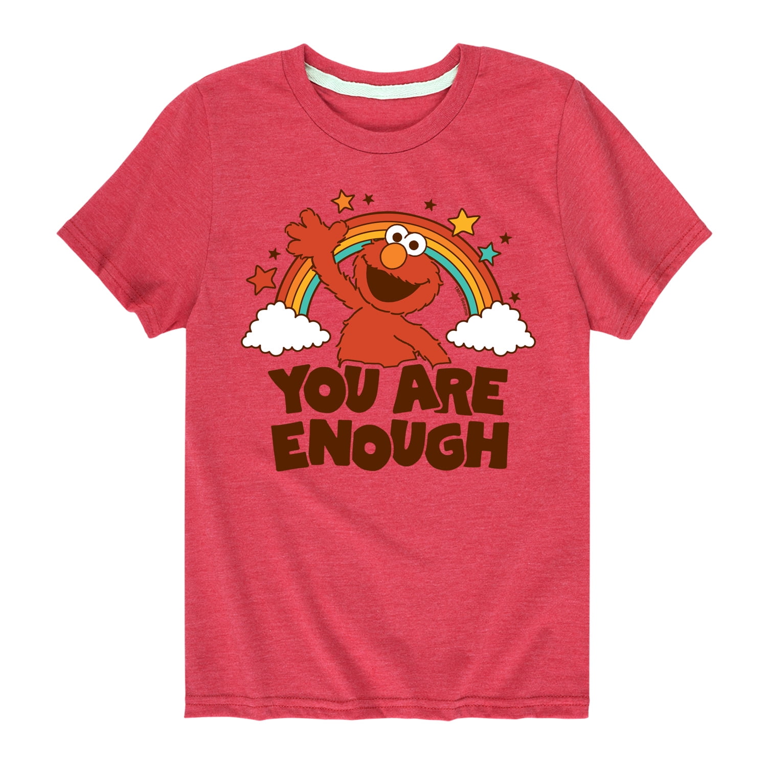 Sesame Street - You Are Enough Elmo - Toddler and Youth Short Sleeve ...