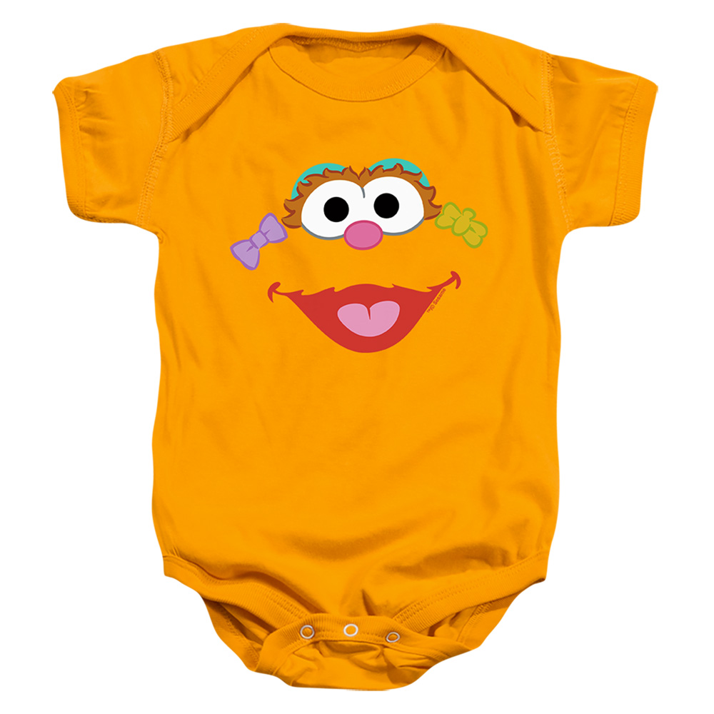 Sesame Street Zoe Face Unisex Infant Snap Suit for Baby (24 Months) Zoe ...