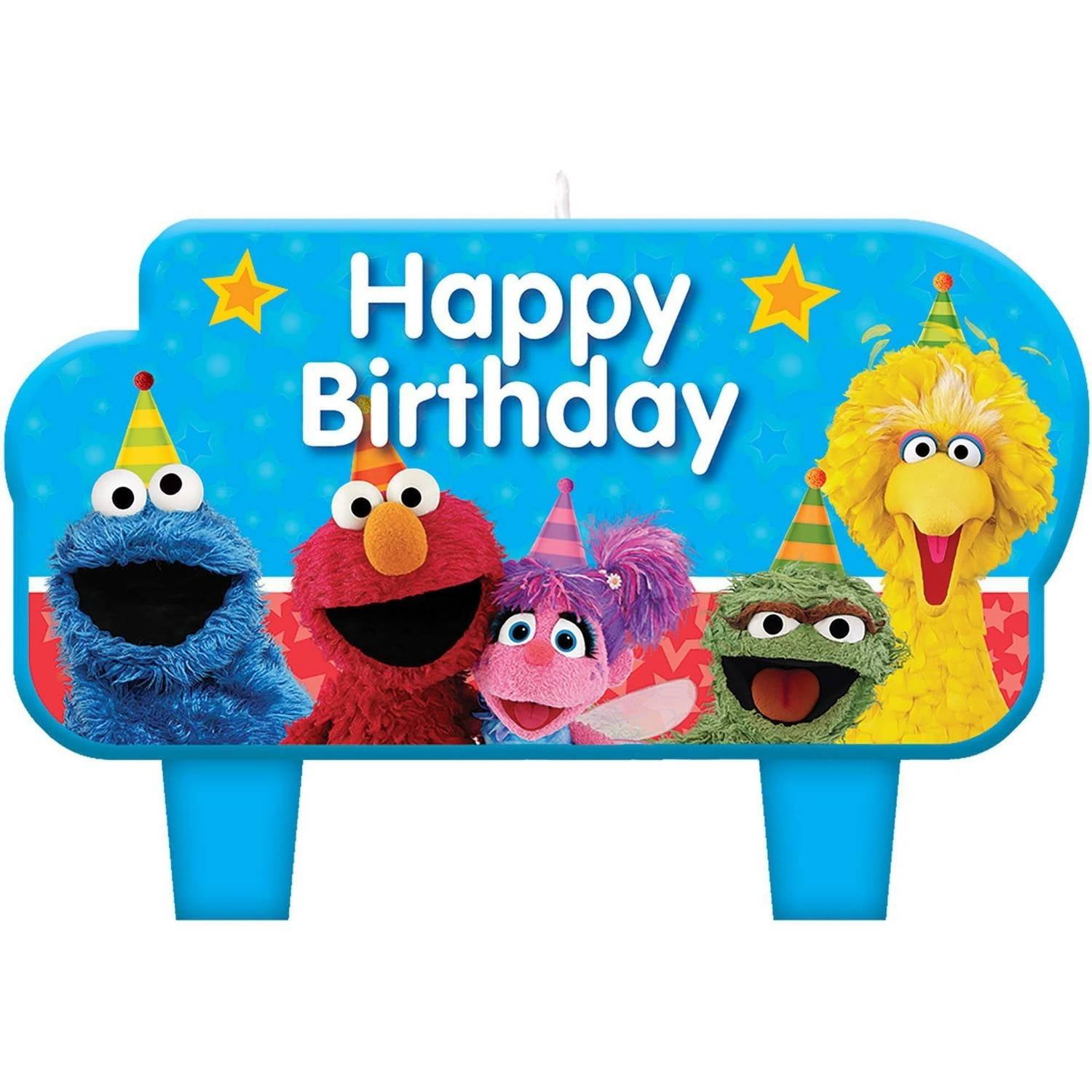 Amscan Sesame Street Candle Sets (4 ct) - Walmart.com