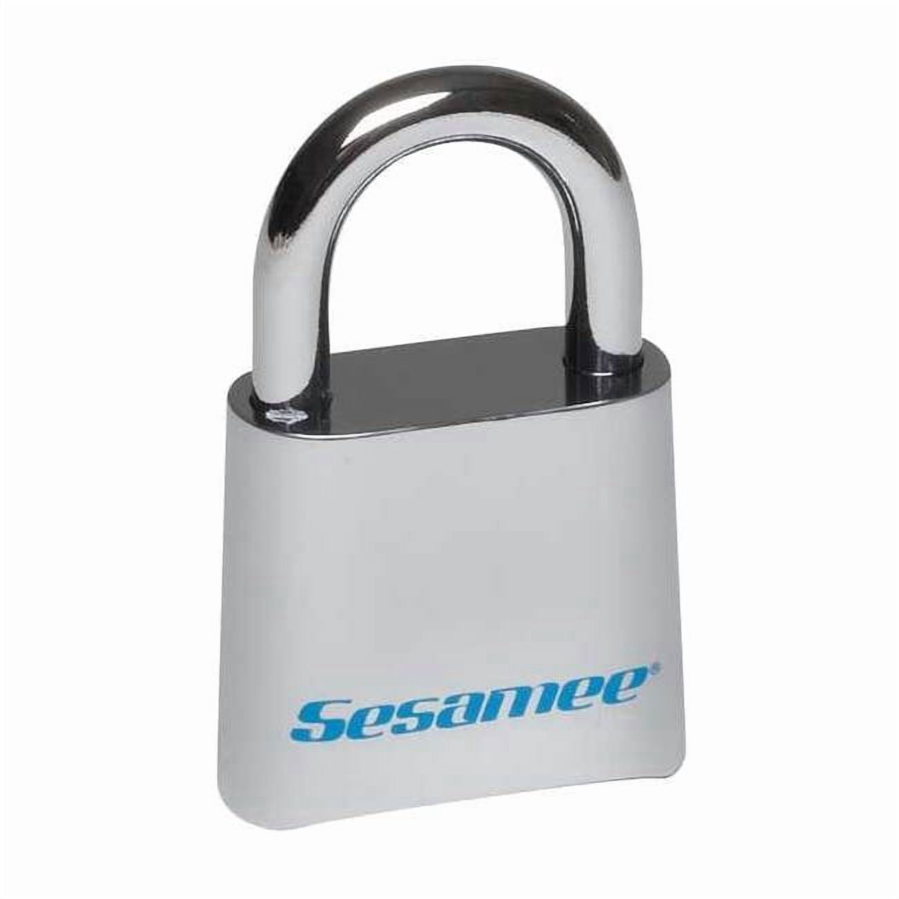 Sesamee Combination Padlock,Bottom,Silver KCR0436 - Walmart.com