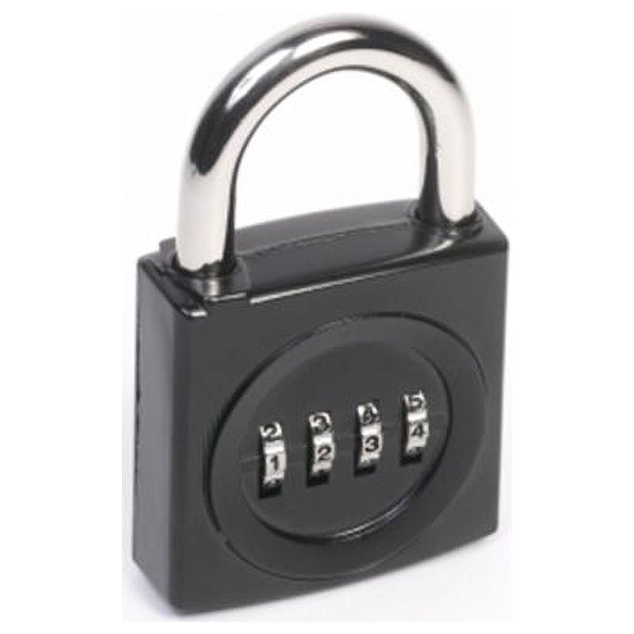 Sesamee K2620PSB 4 Dial Front Faced Resettable Combination Padlock with ...