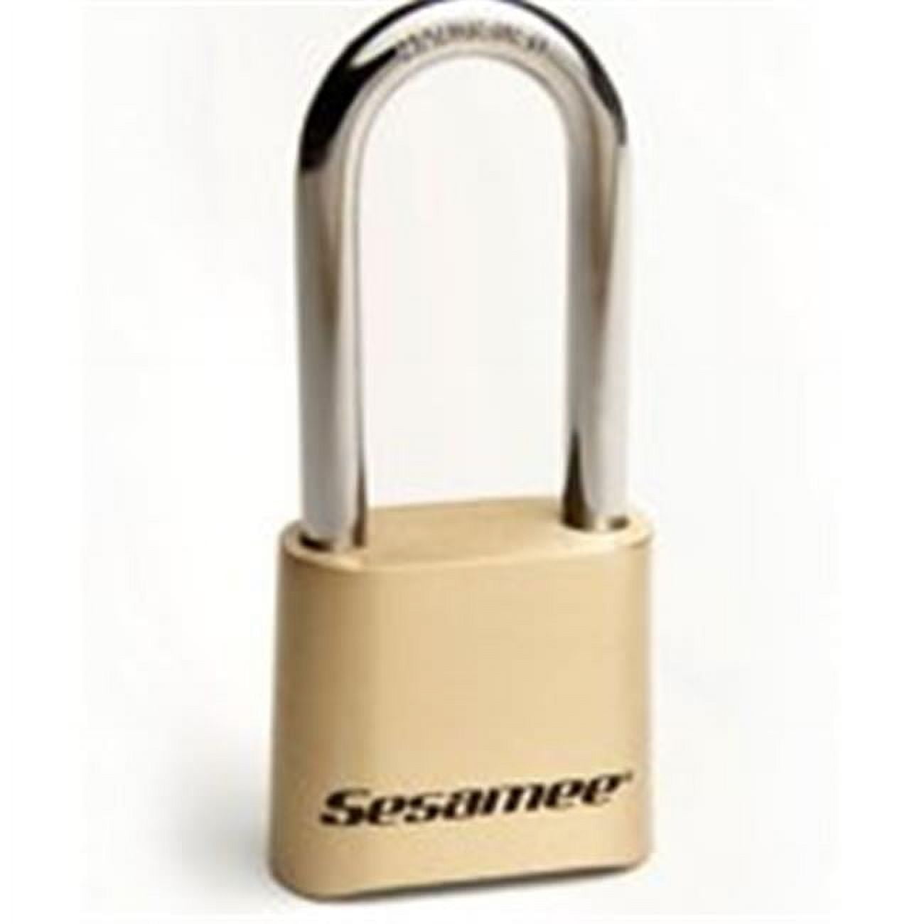 Sesamee K437 4 Dial Bottom Resettable Combination Brass Padlock ...