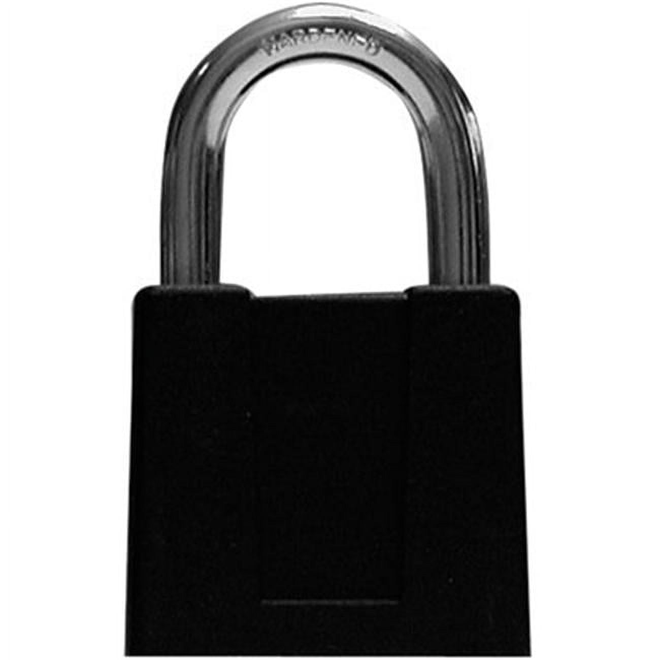 Sesamee Keyless Padlocks, 5/16 in Diam., 2-1/4 in L X 1 in W, Black ...