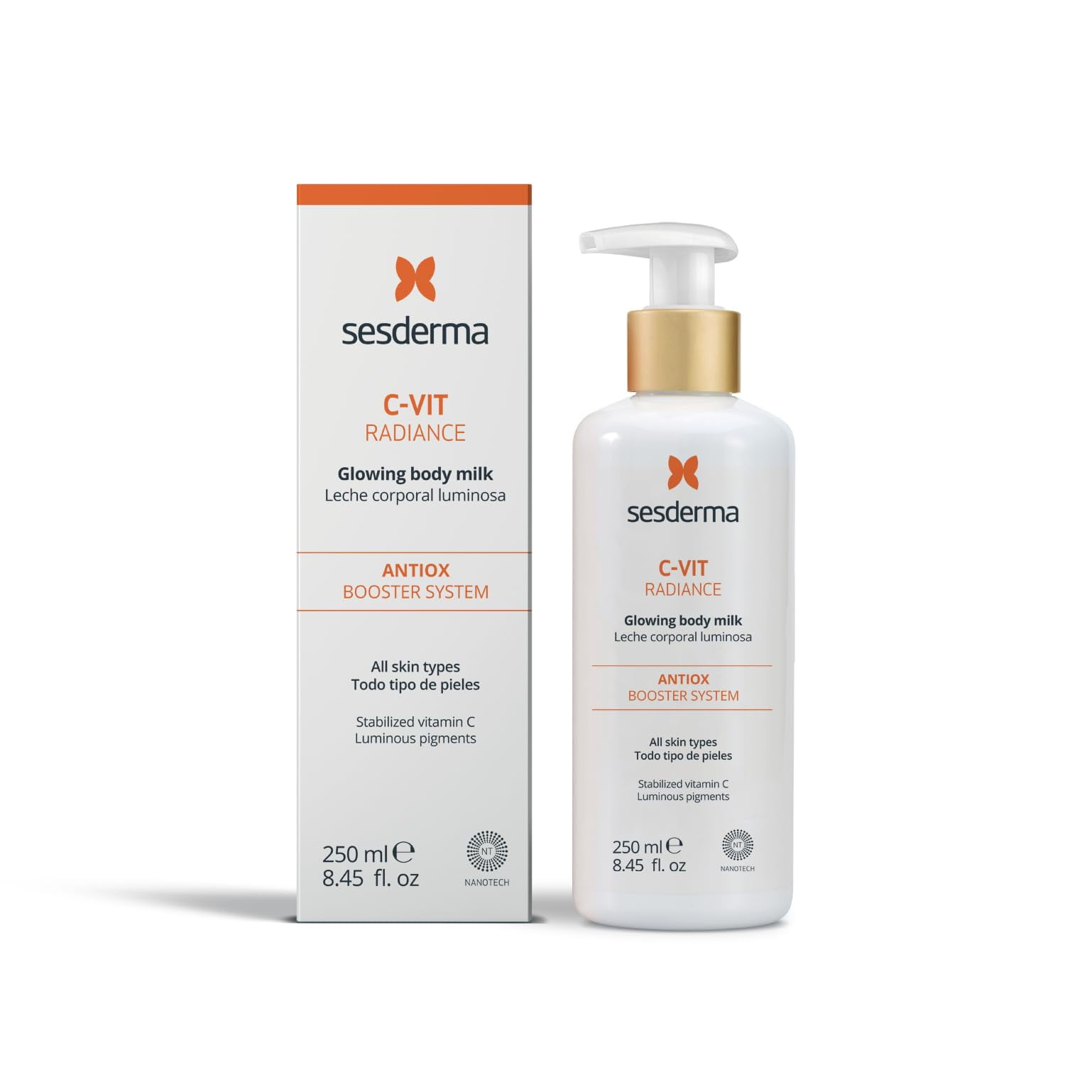 Sesderma C-VIT Radiance Glowing TSF6 Body Milk Instant Luminosity Cream ...