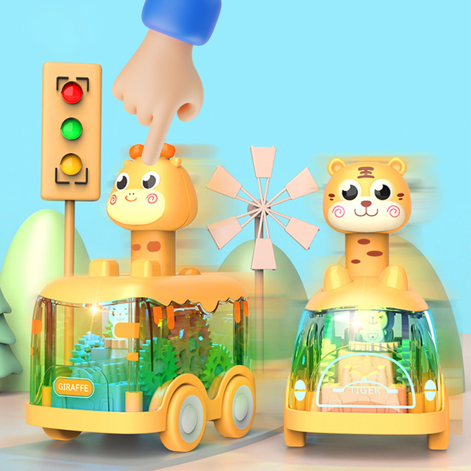 Sesele Early Education Toy Car for Babies 0-1 Year Old, Fine Motor ...