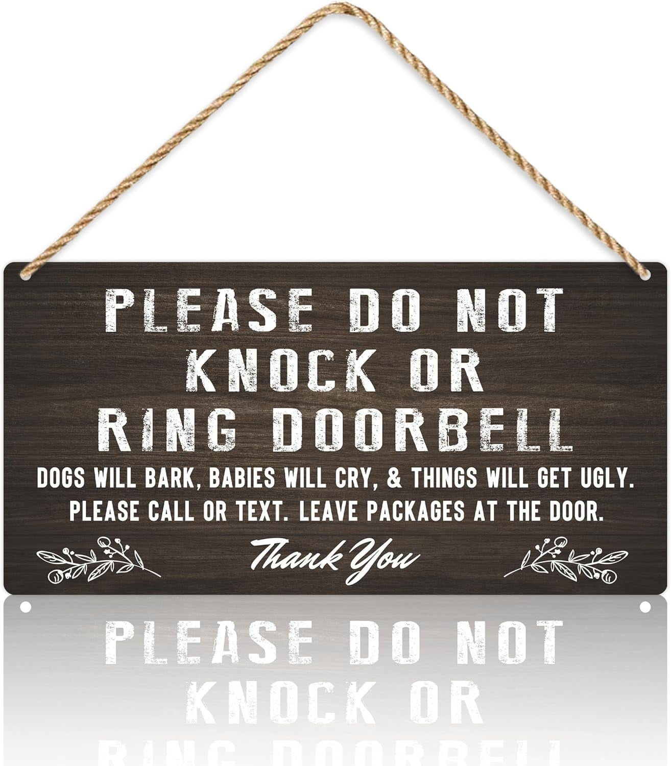 In Session Door Sign For Therapists, Double Sided Rustic PVC Do Not ...