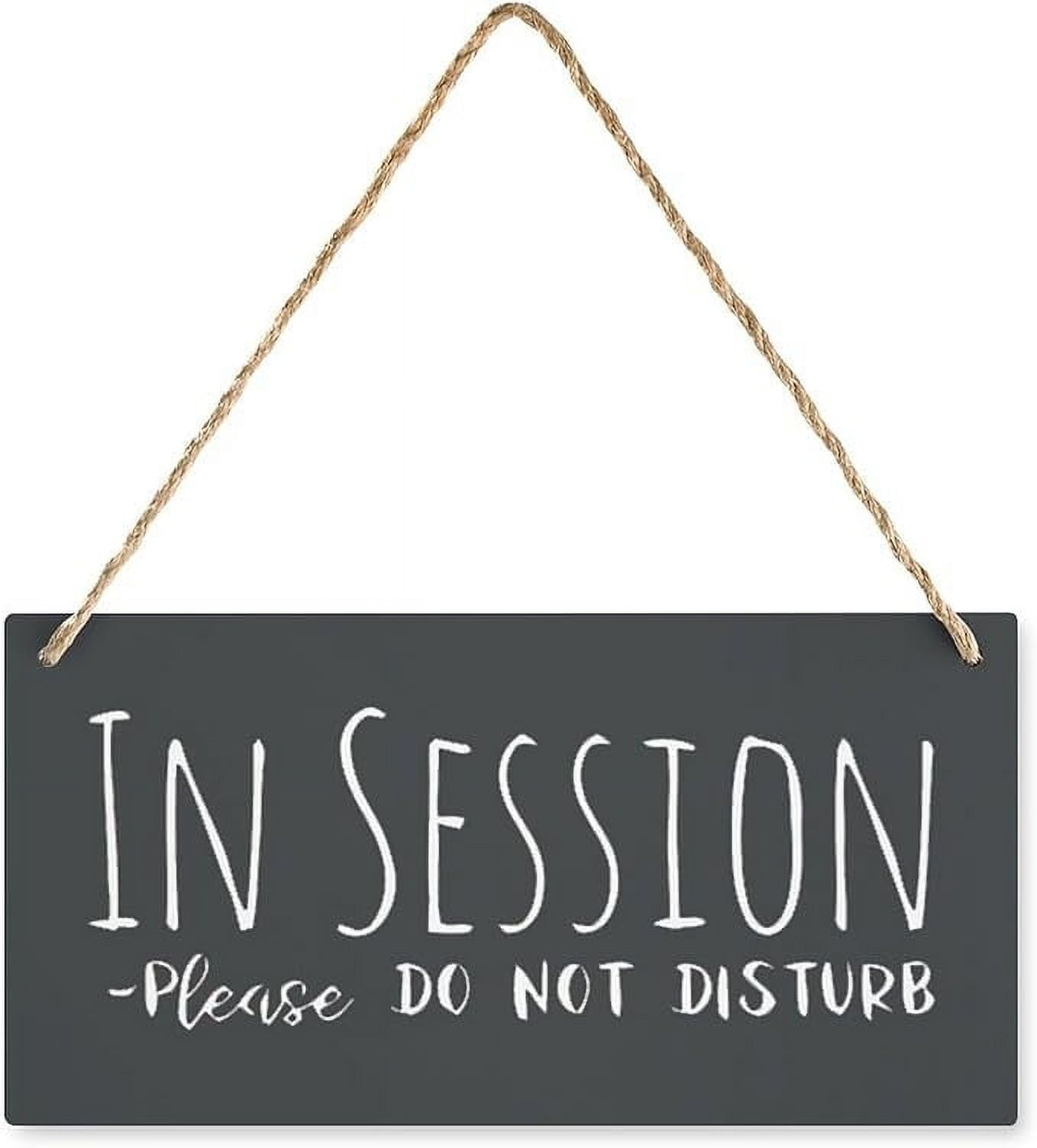 In Session Door Sign For Therapists - Please Do Not Disturb Sign For ...