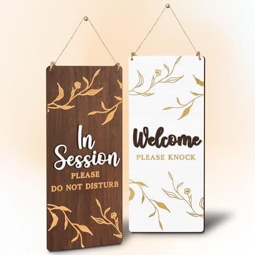 In Session Door Sign For Therapists - Please Do Not Disturb Sign For ...