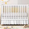 Delta Children Hanover 6-in-1 Convertible Baby Crib, Chestnut - Walmart.com