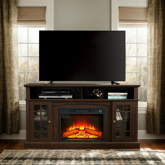 Sesslife Electric Fireplace TV Stand with Remote Control for 65 Inch TV ...