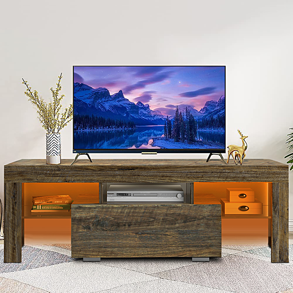 Sesslife Farmhouse TV Cabinet for 55 inch TV stand, TV & Media ...