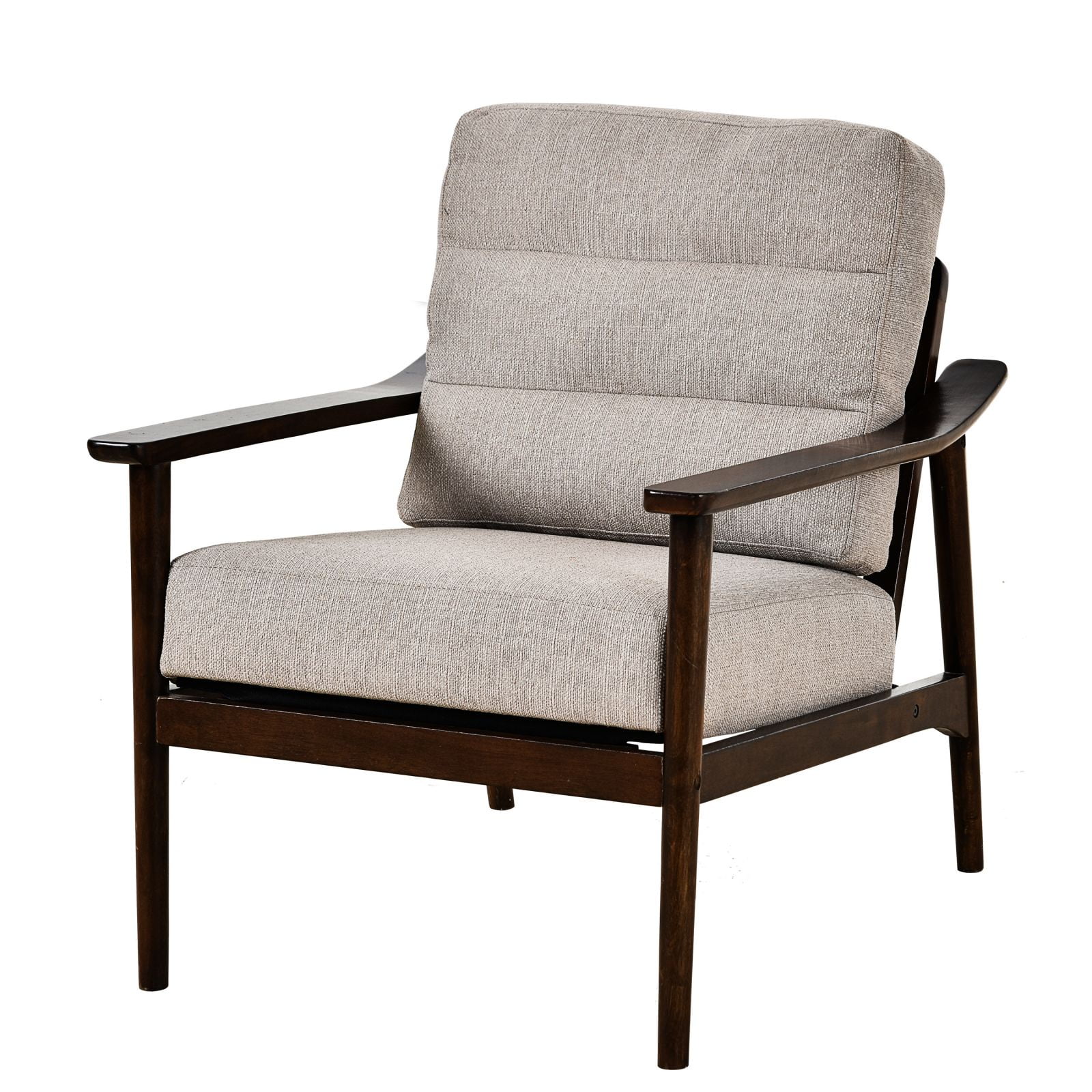 Sesslife Mid-Century Accent Chair, Modern Upholstered Arm Chair with ...