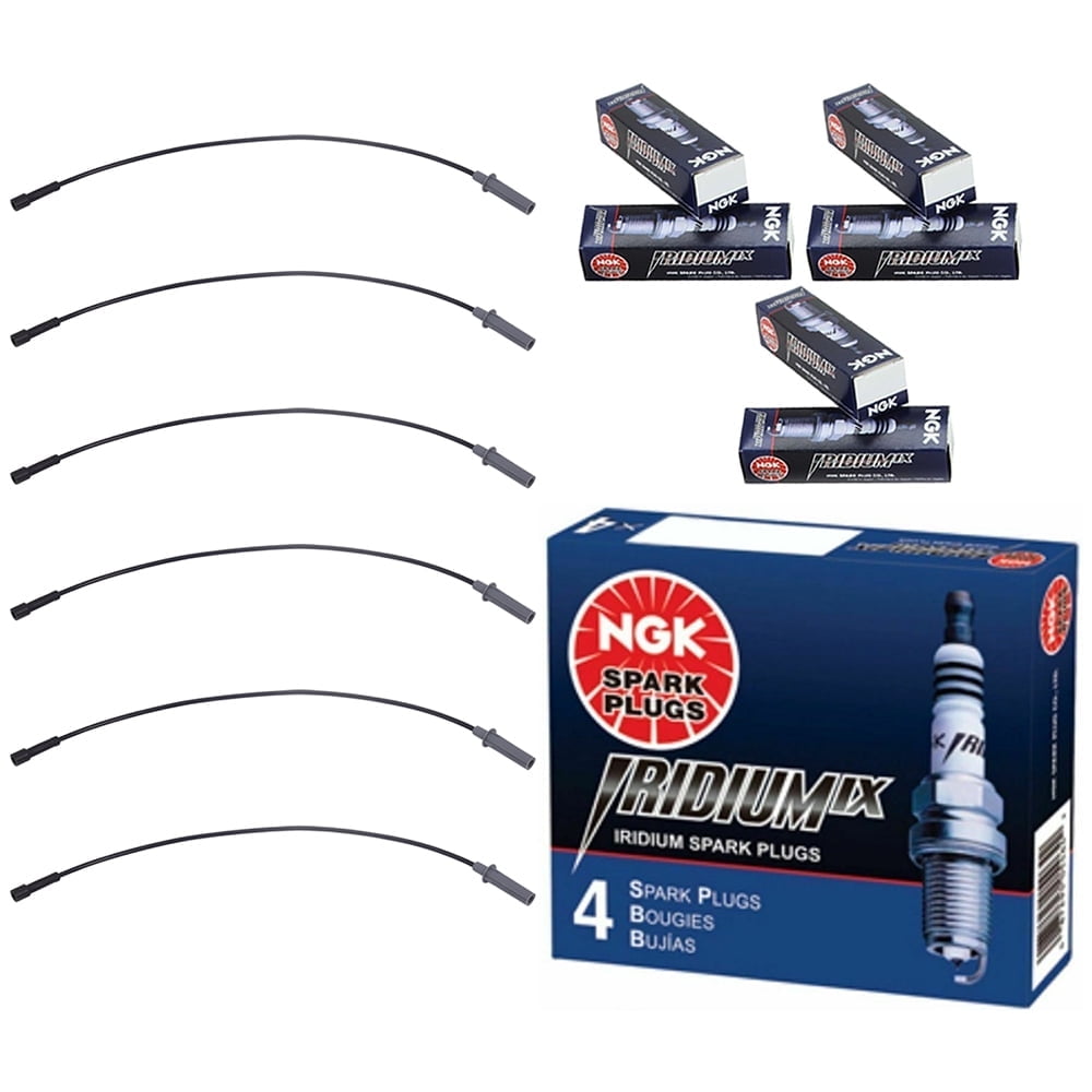 Set of 1 ISA Wire Set & Set of 6 Spark Plug Compatible with 2001-2010 ...