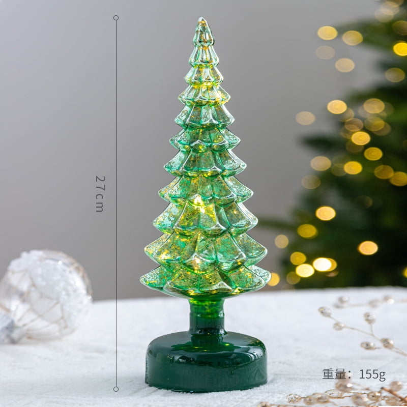 Set of 1 Illuminated Mercury Glass Trees,2026 New Upgrade Mercury Glass ...