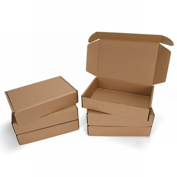 Set of 1 Shipping Boxes, Tab Lock Tuck Top Mailer Boxes, Small Cardboard Boxes for Packaging ...