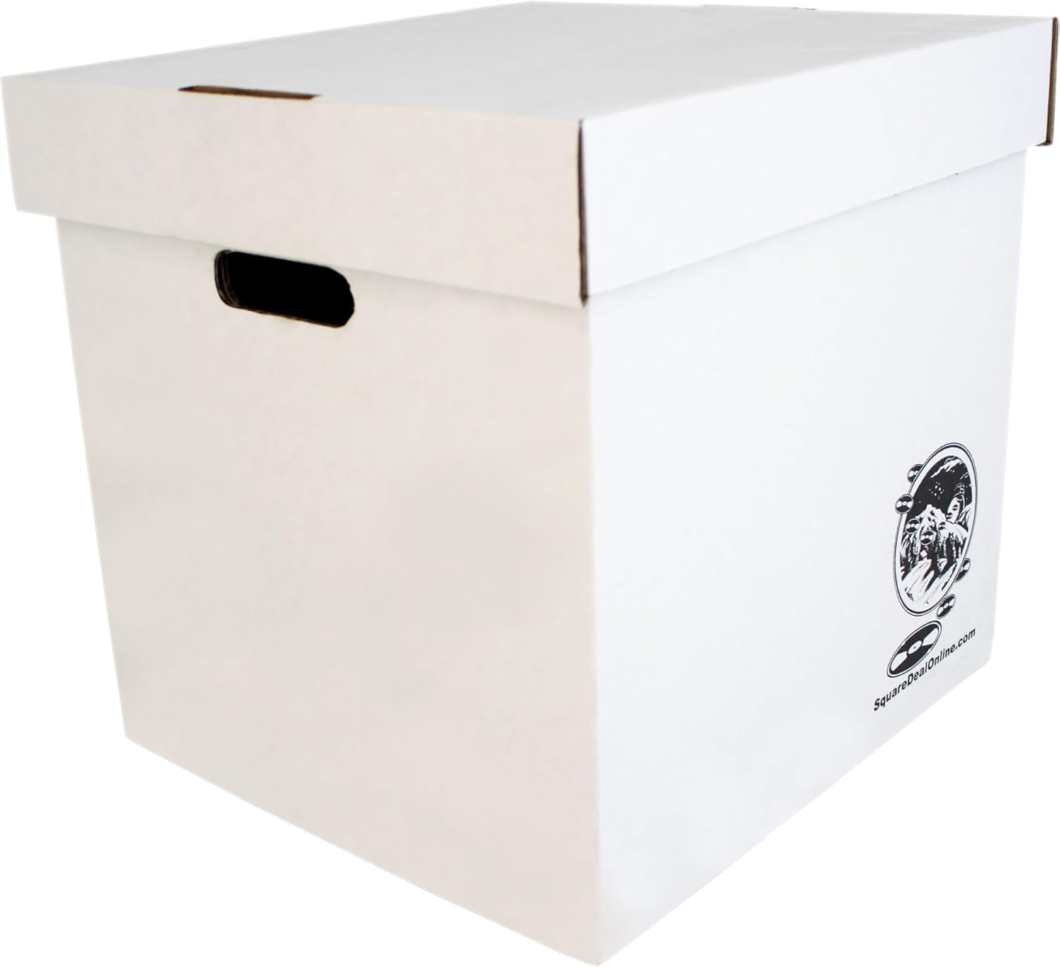 Set of 10 12 inch Vinyl Record Storage Boxes - Heavy-Duty Cardboard ...