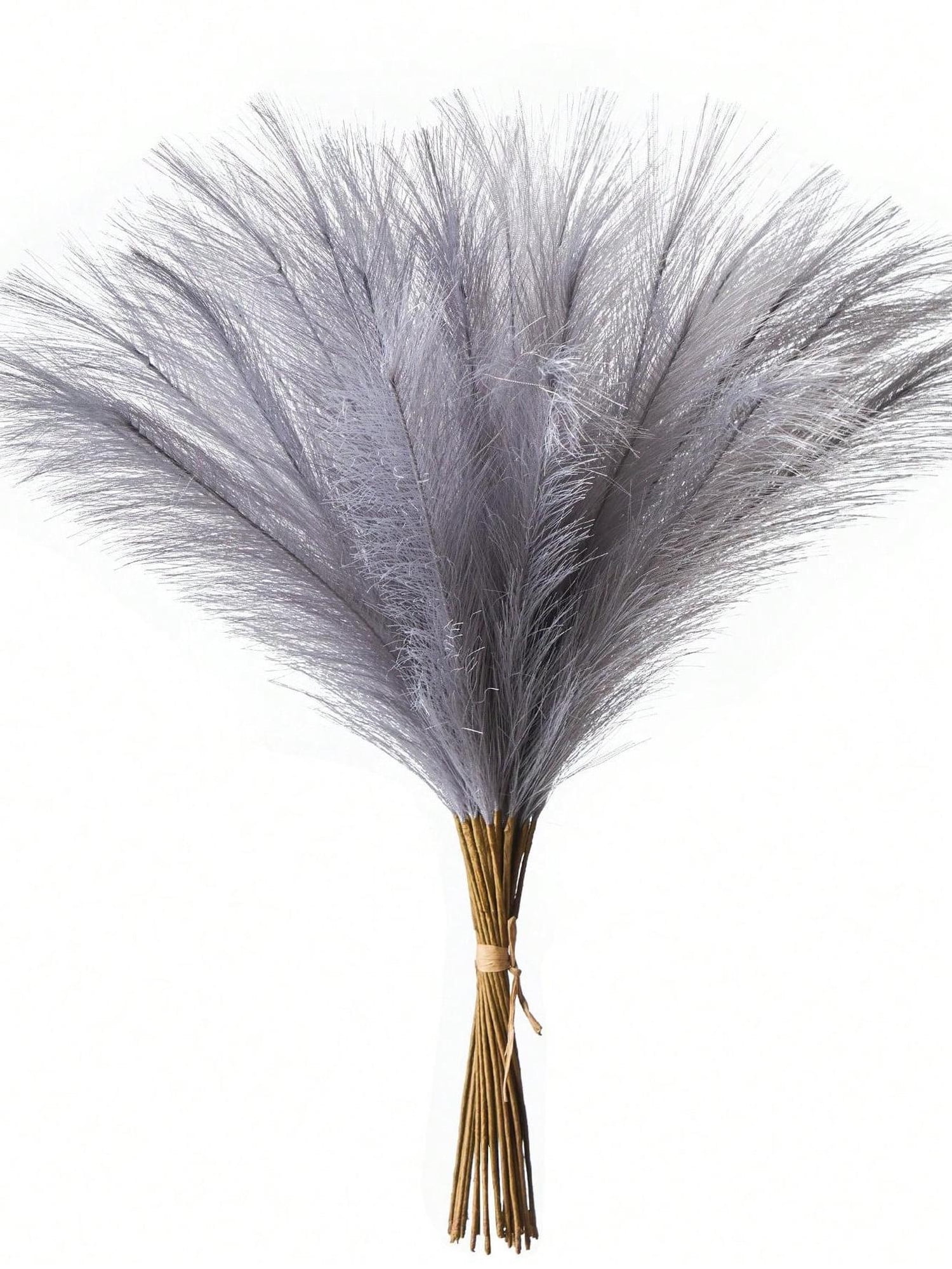 Set of 10/20/50 Grey Faux Pampas Grass Artificial Reeds for Wedding ...