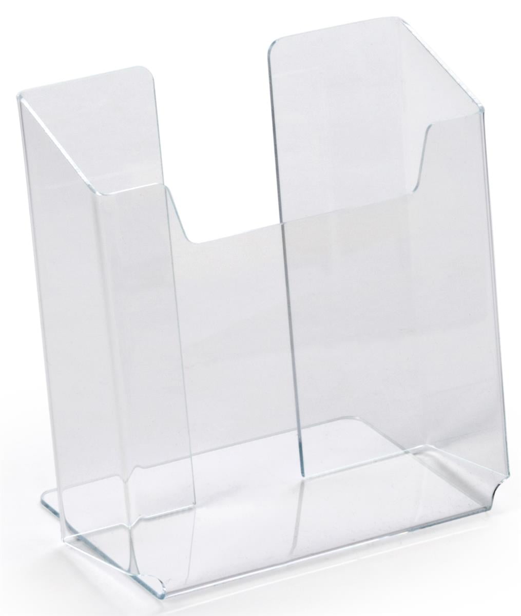Set of 10, Brochure Holders, Clear Acrylic Desktop Literature Displays ...
