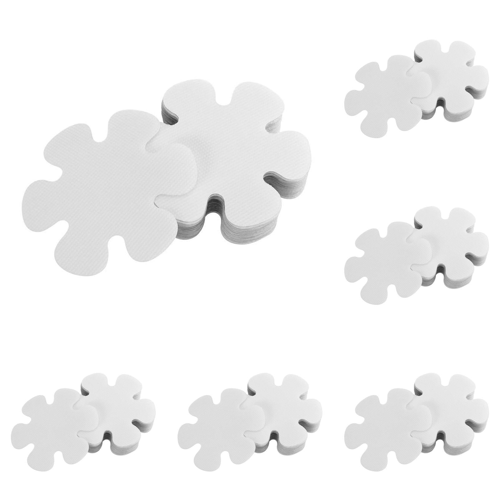 Set Of 10 Non Slip Bathtub Stickers Transparent Flower Shape Bath Tub ...