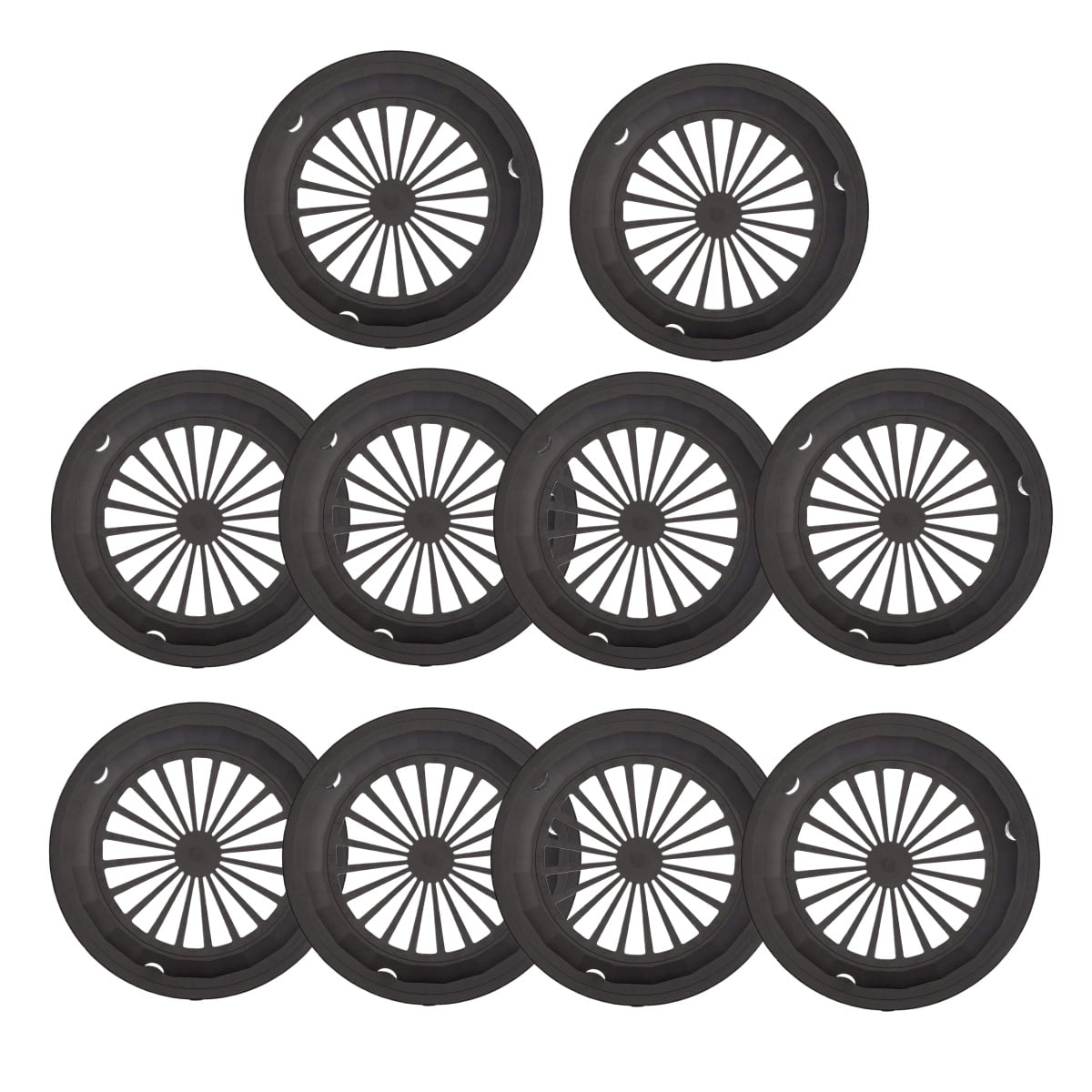 Set of 10 Reusable Paper Plate Holders 10.4" Plastic Paper Plate ...