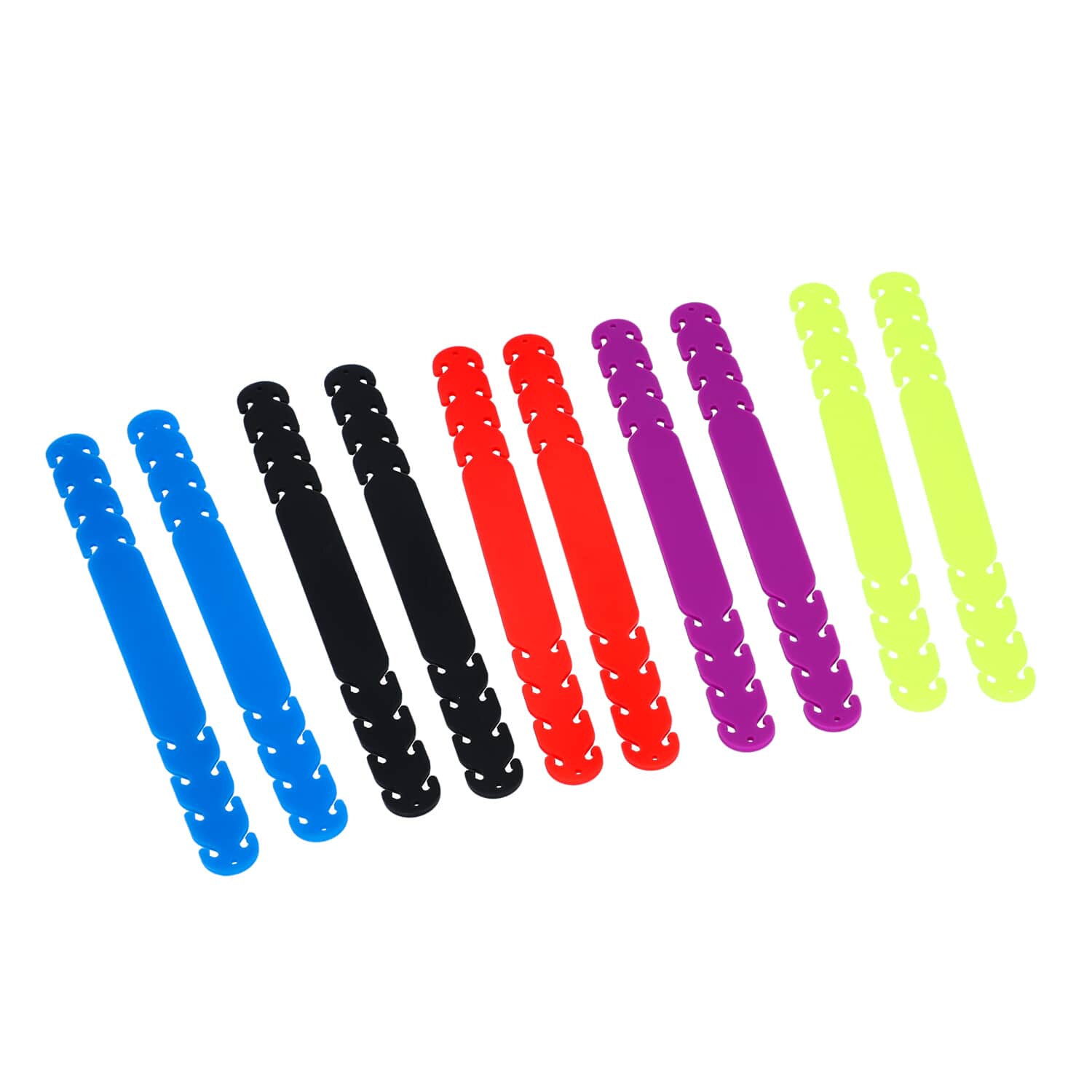 Set Of 10Pcs Multi Color Silicone Face Mask Strap Extender Tightening ...