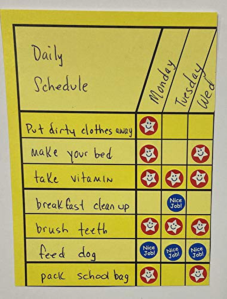 Set of 12 Horizontal Incentive Charts Assorted Colors 28 in W X 22 in H ...