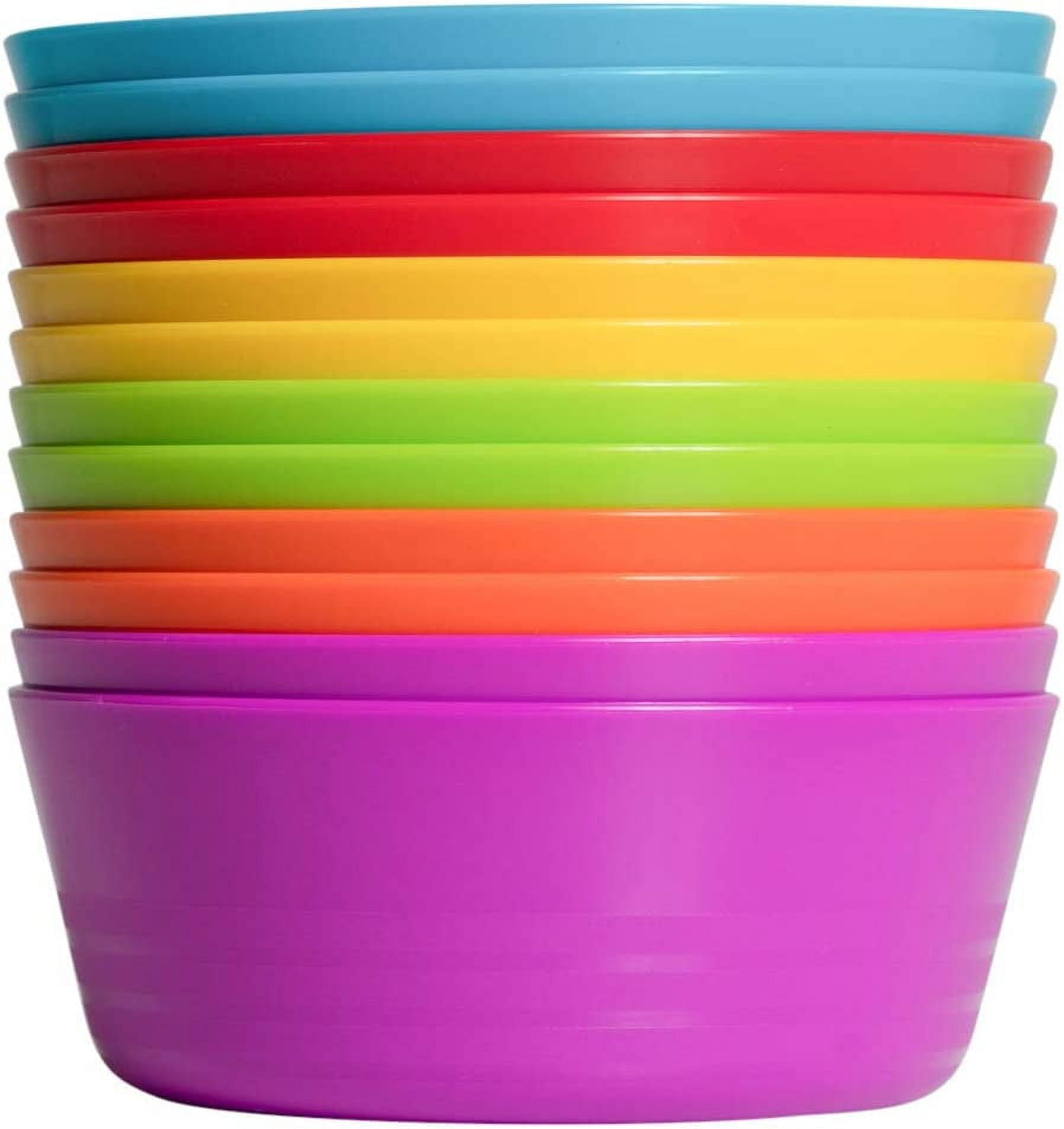 Set Of 12 Kids colorful Snack Bowls set Toddlers Cereal Bowl Set ...