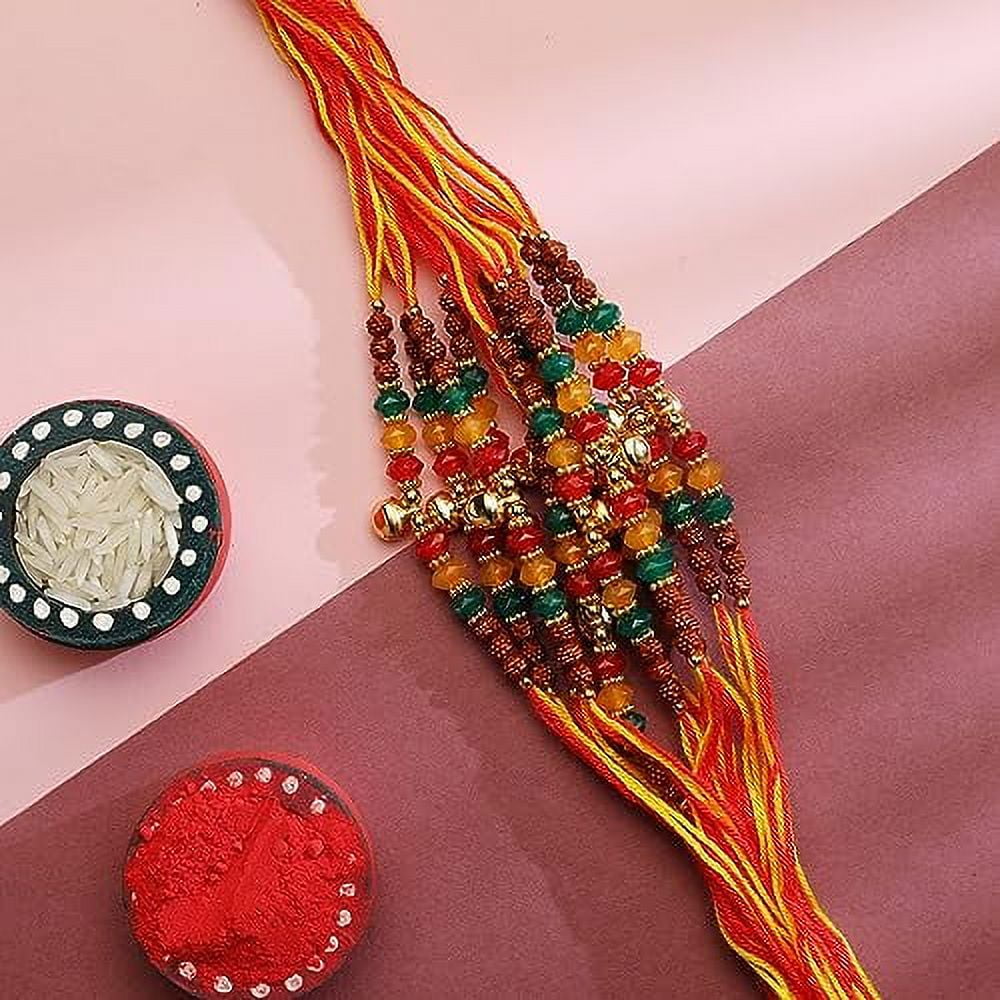 Set of 12 Rakhi for Brother Rakhi Thread for Bhai Bhabhi Bhaiya Bhabhi ...