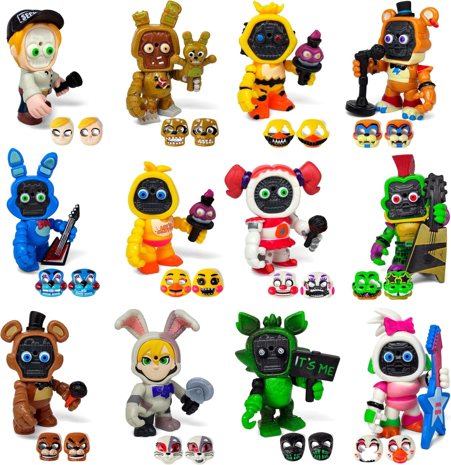 Set 12 pcs Inspired by Game Five Night at Freddys Toys | Mini Figures ...