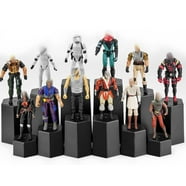 6 inch Action Figure Display Stand, 4 Tier Shelf with Pegs for MOTU/DC ...