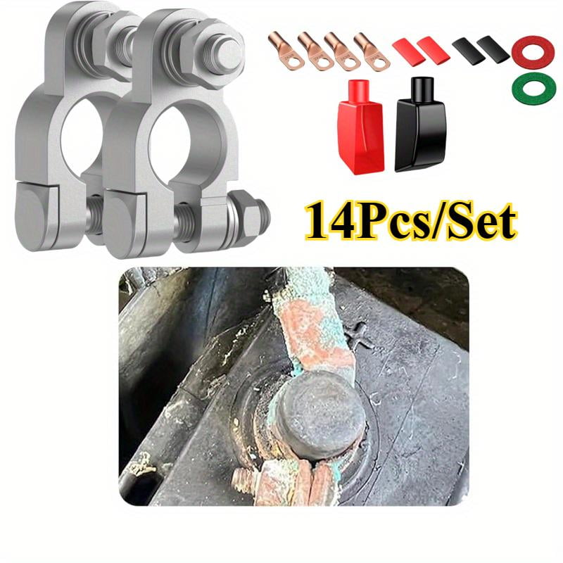 A Set Of 14 Battery Terminal Connectors,including Heavy Duty Positive ...