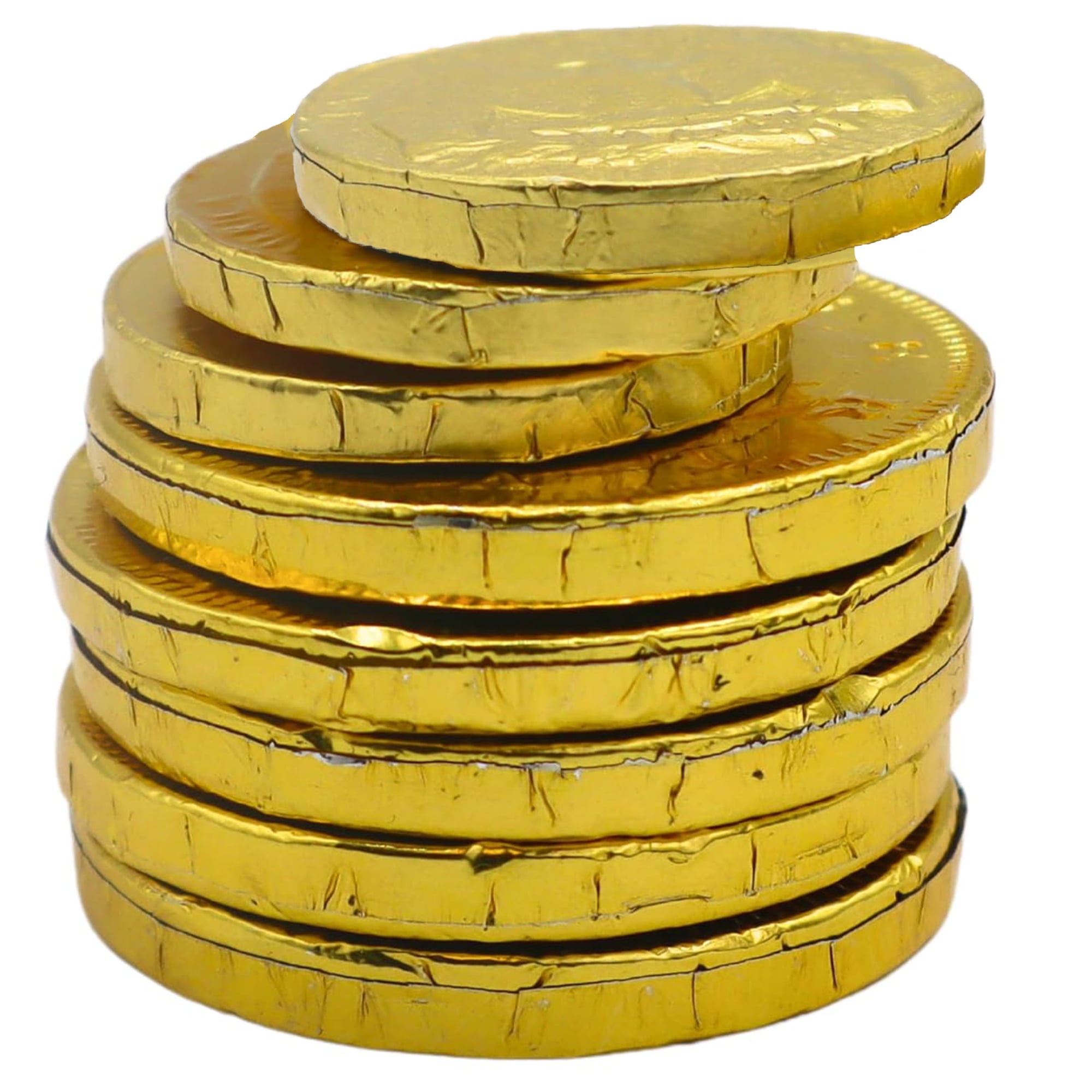 Freedom Farms Set of 18 Kennedy Half Dollar Chocolate Coins, Gold Foil ...