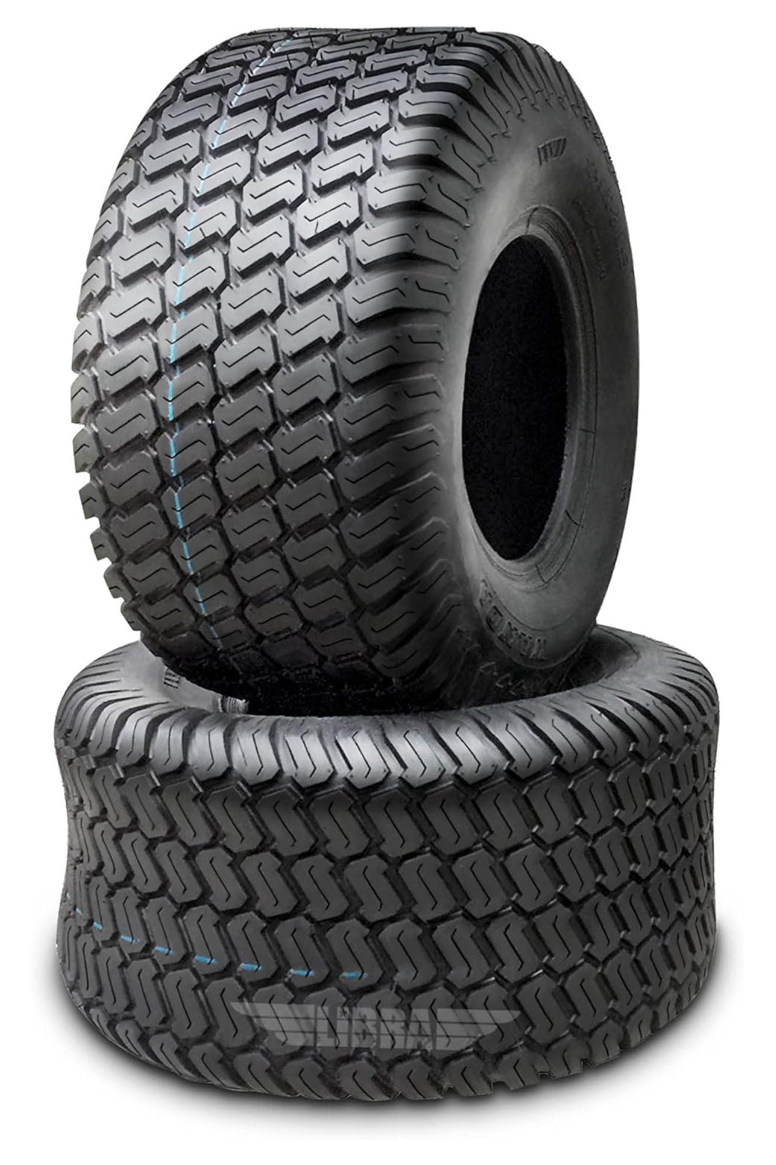 Set 2 16x6.50-8 Lawn Mower Tractor Cart Turf Tires 16x6.5x8 P332-13019 ...