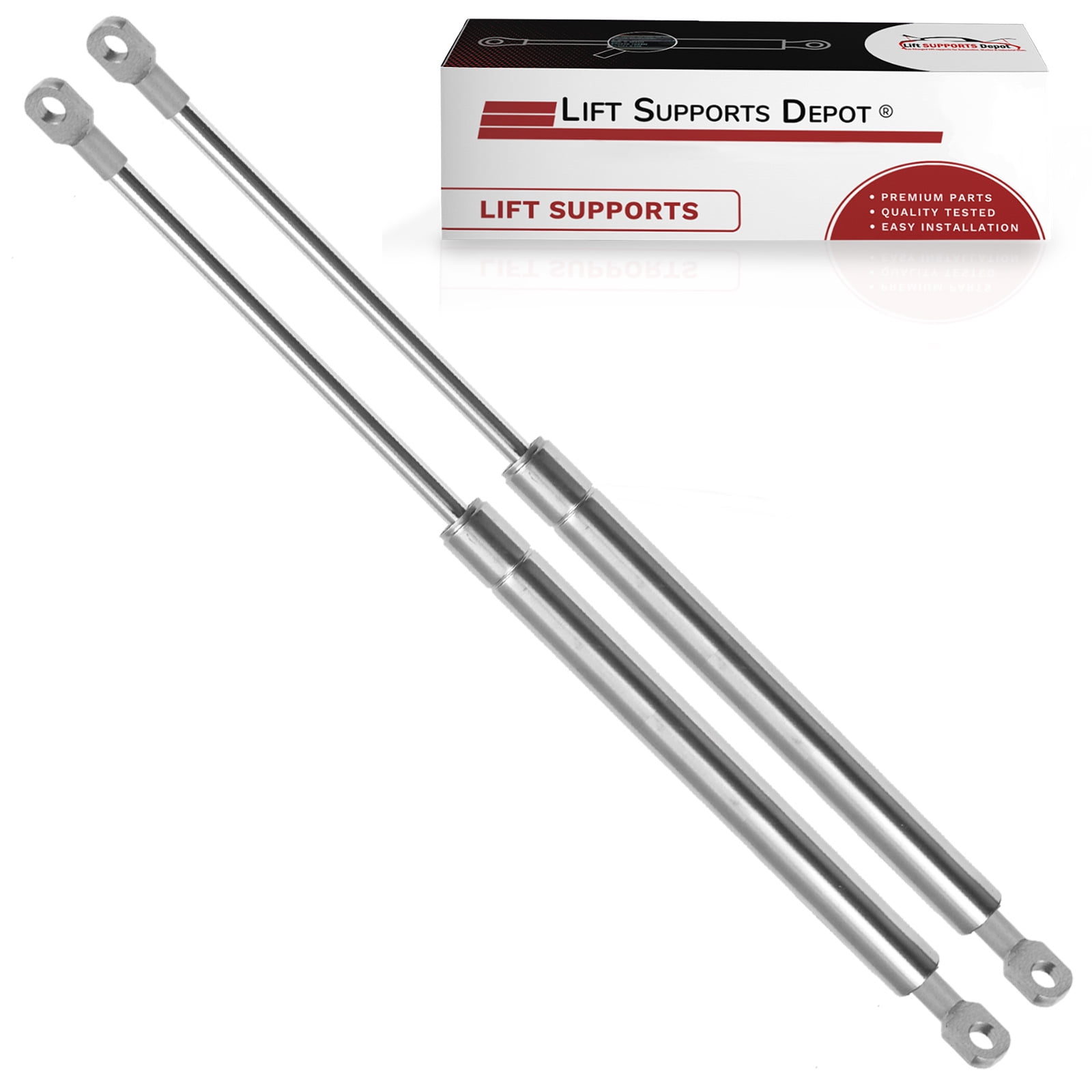Set of 2 17.55 Inch 20 lbs 5/16 Eyelet Ends "Stainless Steel" Lift ...