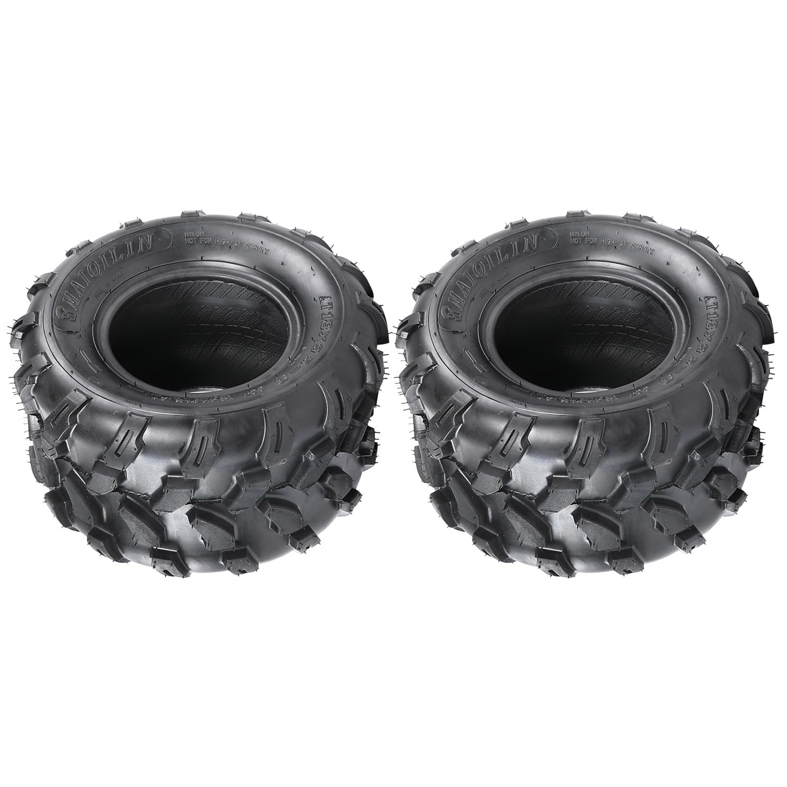 Set of 2 18x9.50-8 ATV UTV Sport Tire 4PR Tubeless 18x9.5x8 18x9.5-8 18X9.50X8 Lawn Mower ...