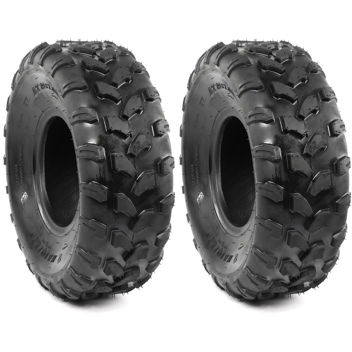 Set of 2 19x7-8 ATV Tires 19x7.00-8 Mini Bike Tire 19x7-8 Tire 19x7x8 UTV Off-Road Tire 4Ply ...
