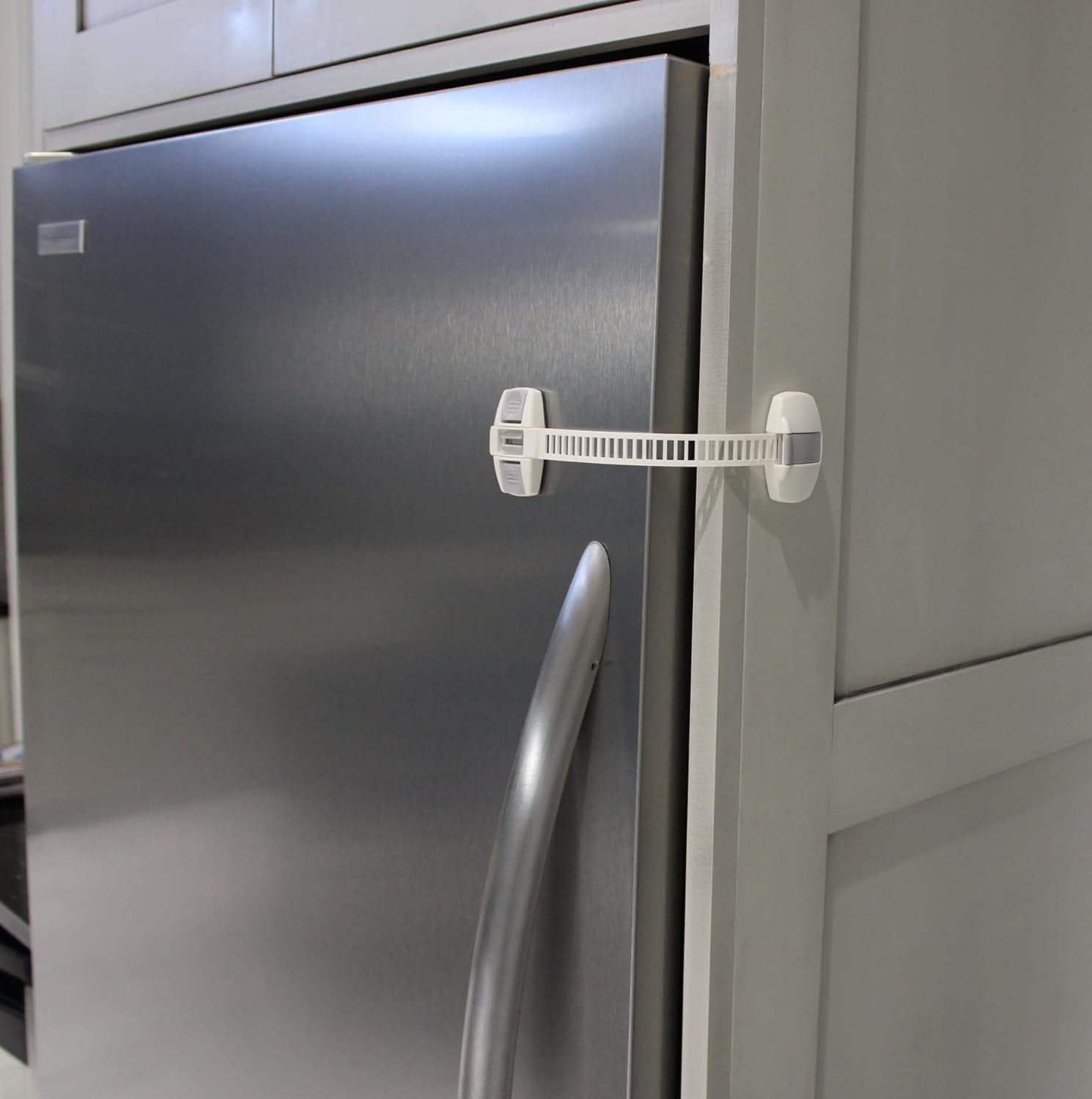 Set of 2 Adjustable Self-Adhesive Safety Closet and Drawer Locks - Keep ...