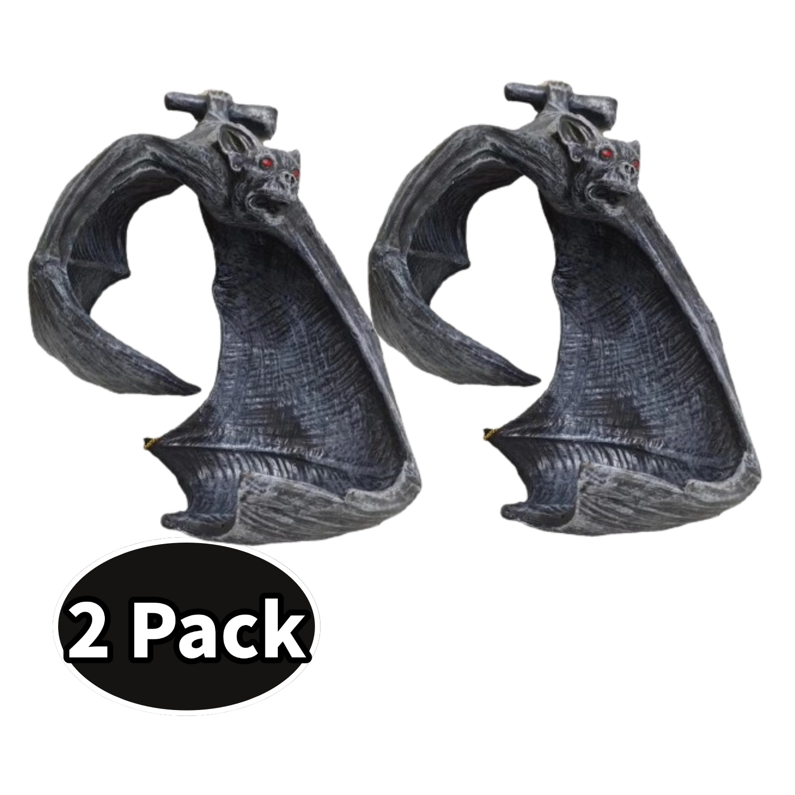 Set of 2 Bat Wall Tealight Holder Spooky, Halloween Bat Candle ...