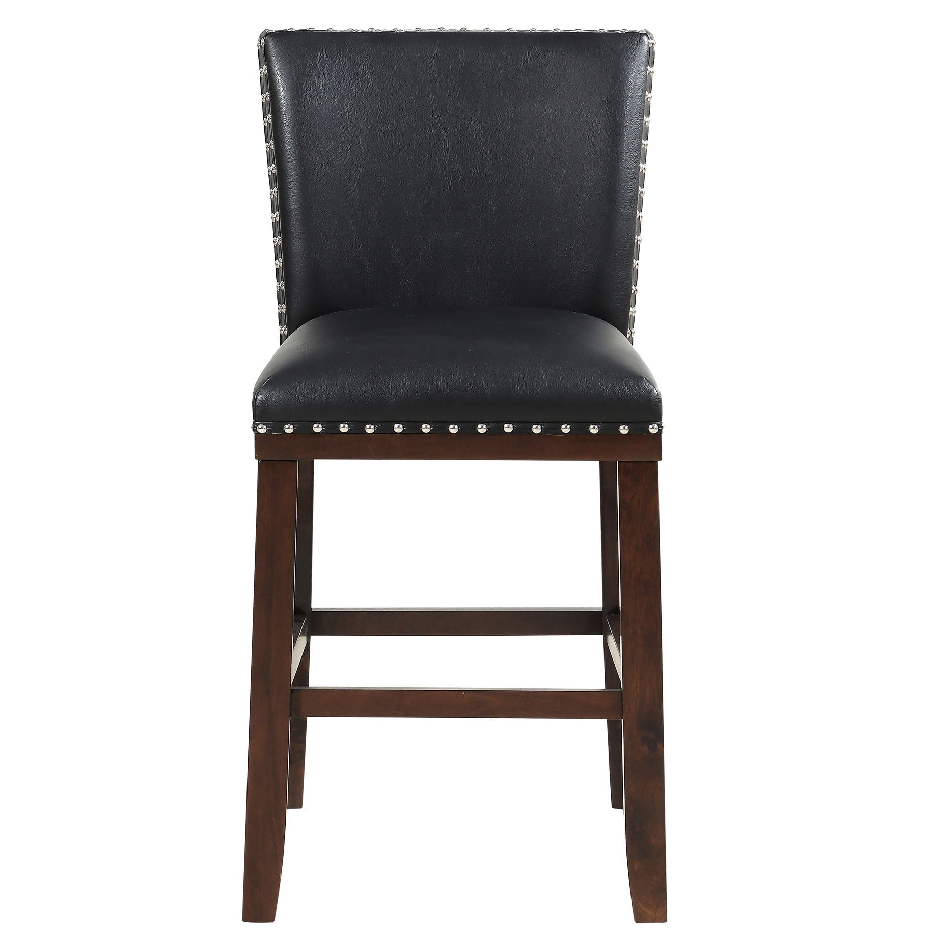 Set of 2 Black Counter Seating Chairs | Provide Support and Comfort in Counter Scenes ...