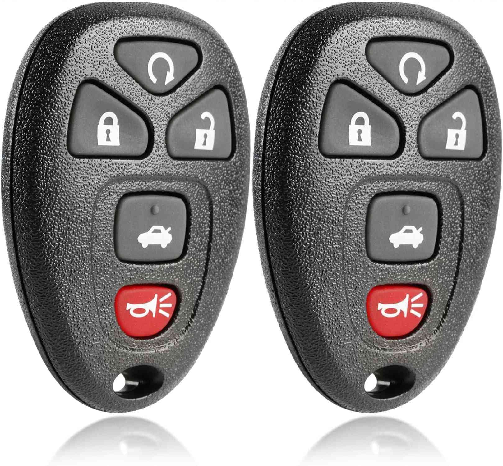 Set of 2 Car Key Fob Keyless Entry Remote fits Chevy Impala Monte Carlo ...