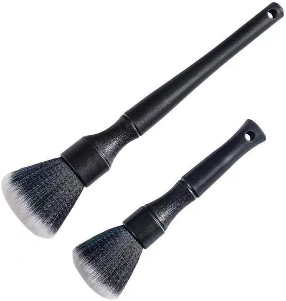 Set of 2 Car Premium Detailing Brush Set, Professional Car Brush, Ultra ...