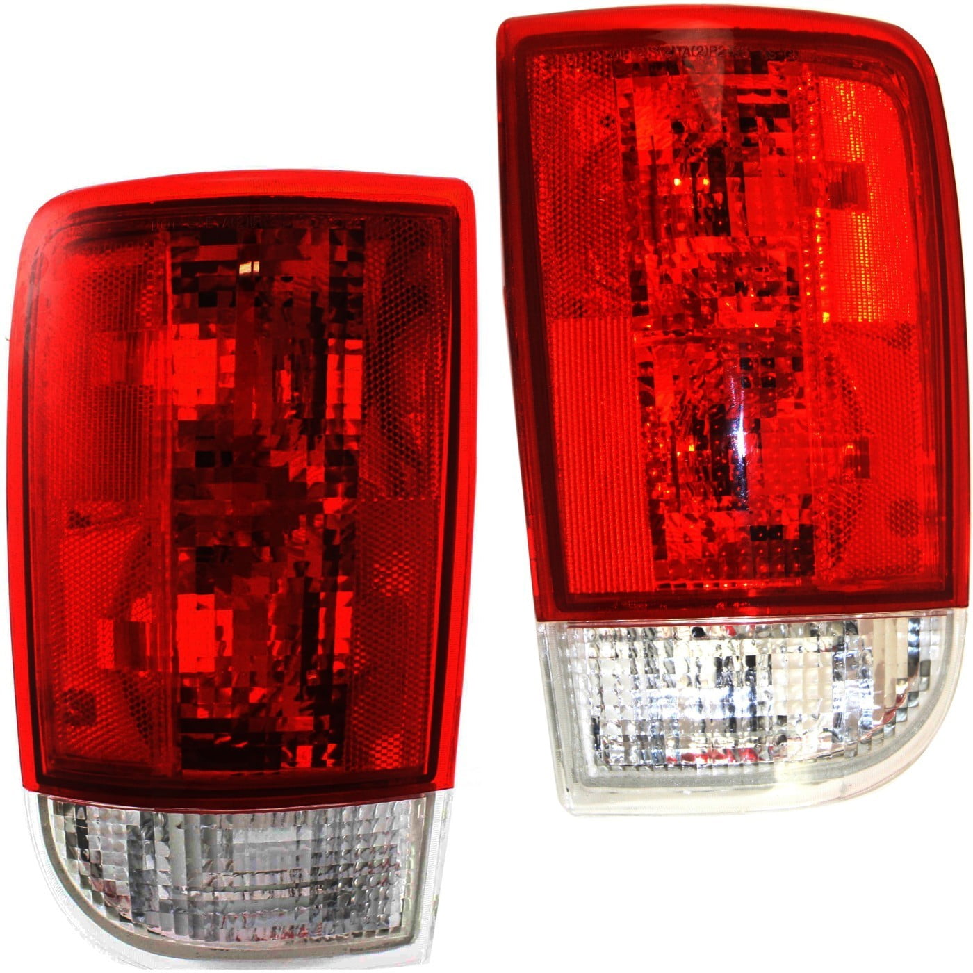 Set of 2 Clear Rear Tail Lights for Cars, for Truck, SUV, Widespread ...